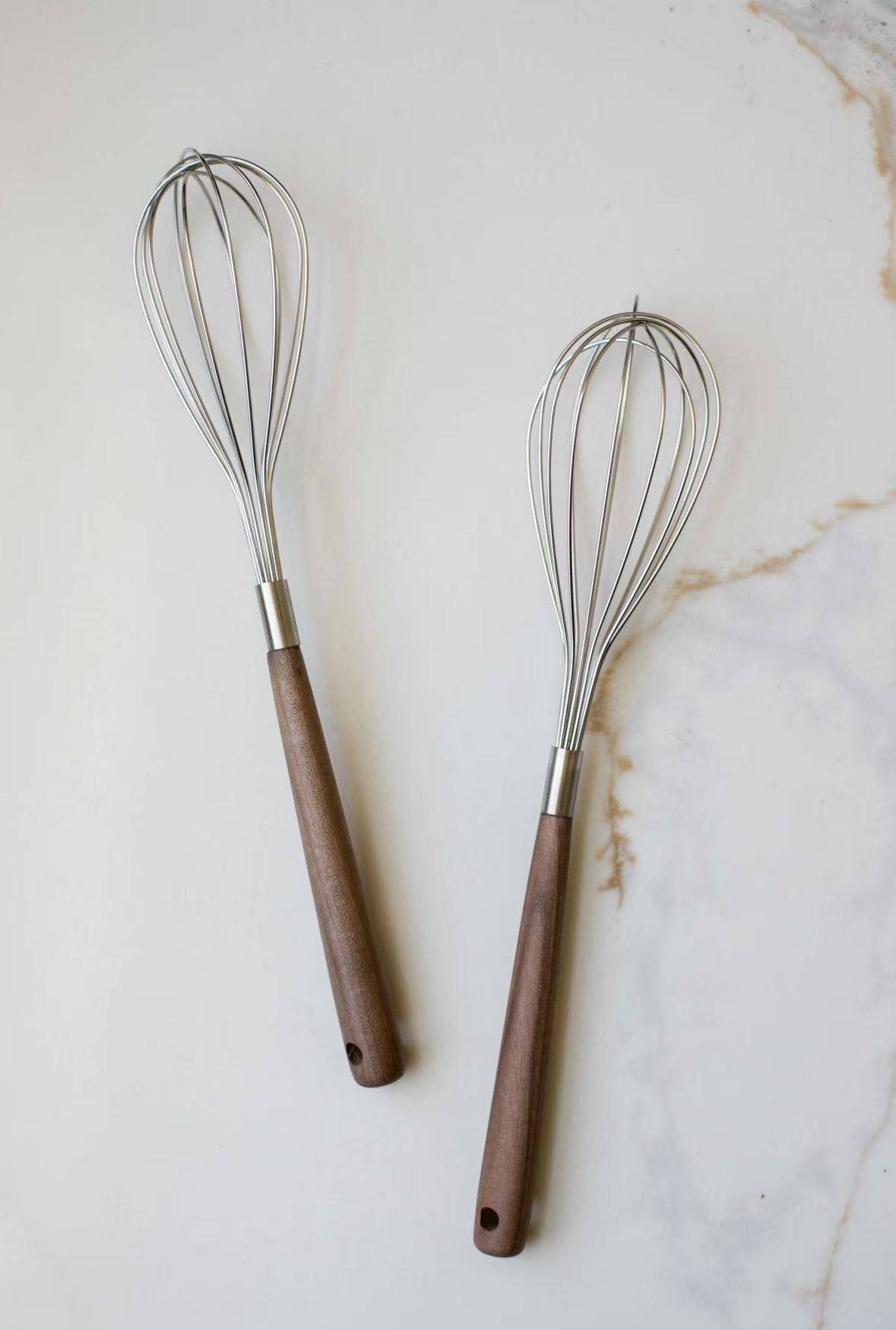 Kitchen Whisks with Wooden Handle – Vintage Barn Chicks